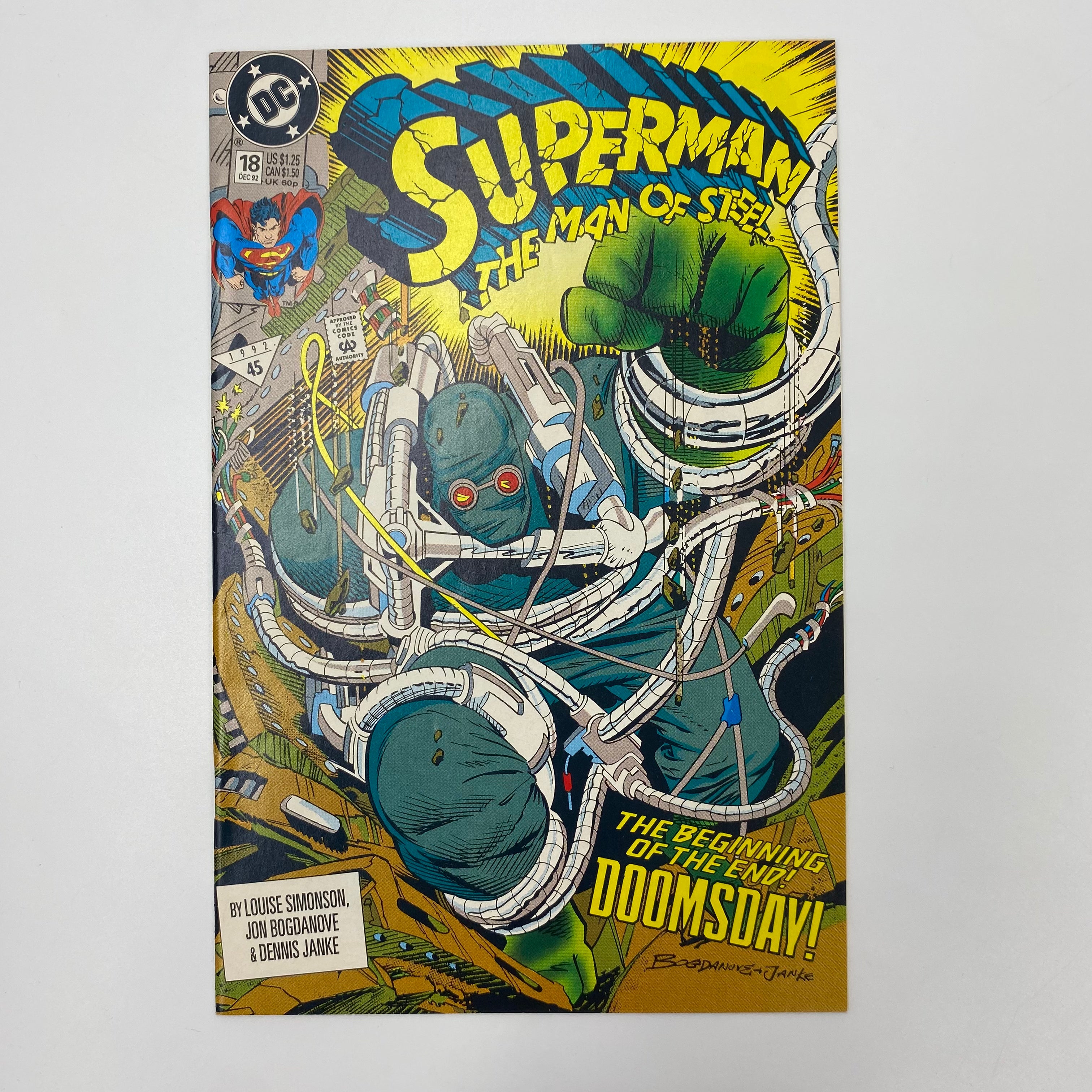 Superman The Man of Steel #18 Doomsday part 1 (1993) DC (VG) – Mom and ...