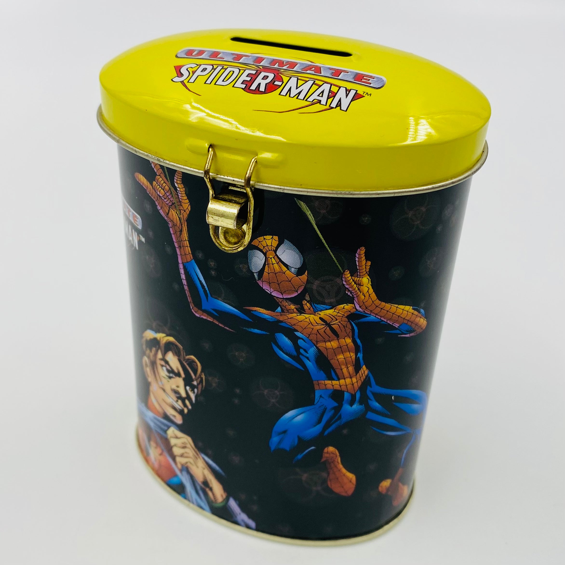 Ultimate Spider-Man tin money bank (2001) – Mom and Pop Culture ...