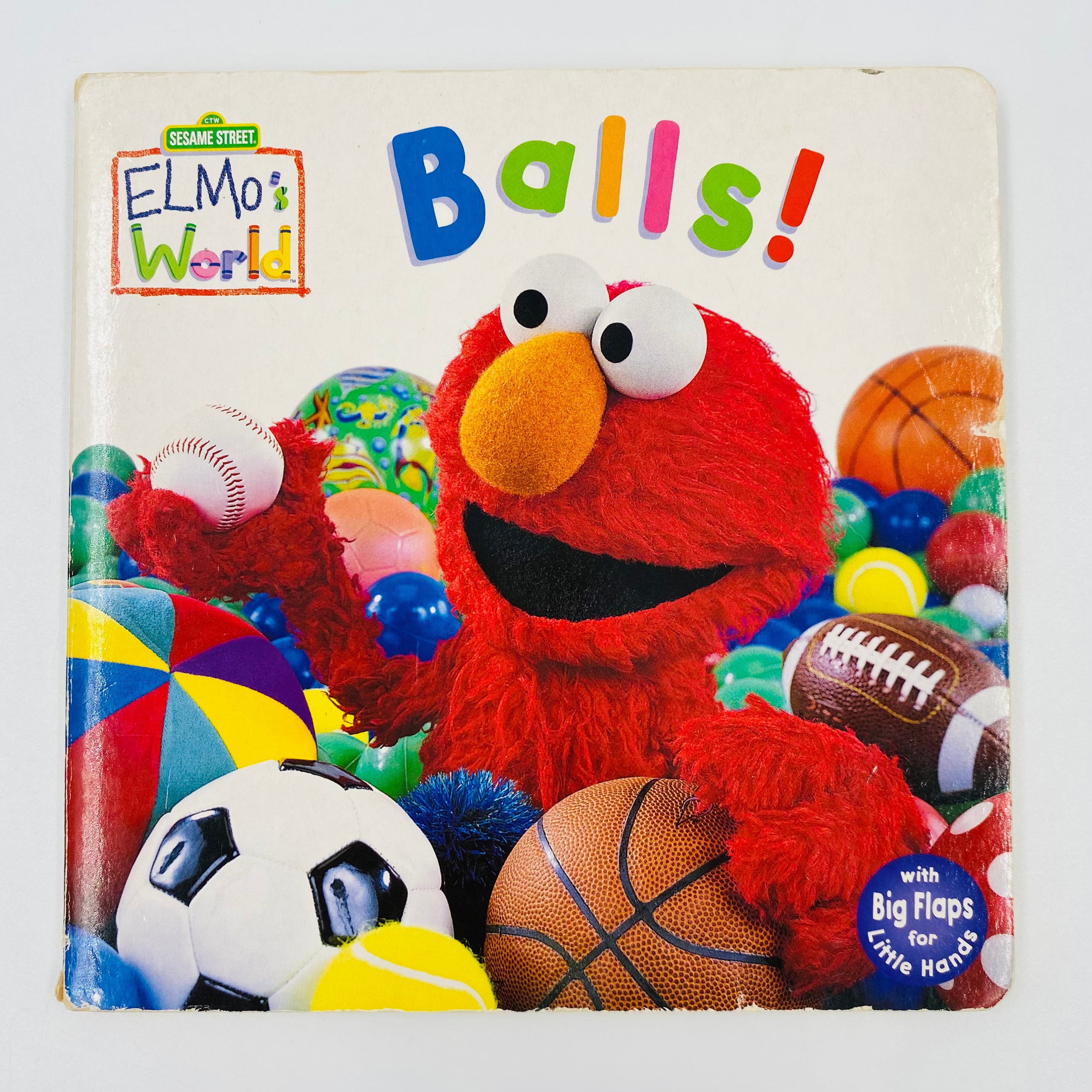 Sesame Street Elmo’s World Balls! flap book (2000) Random House – Mom ...