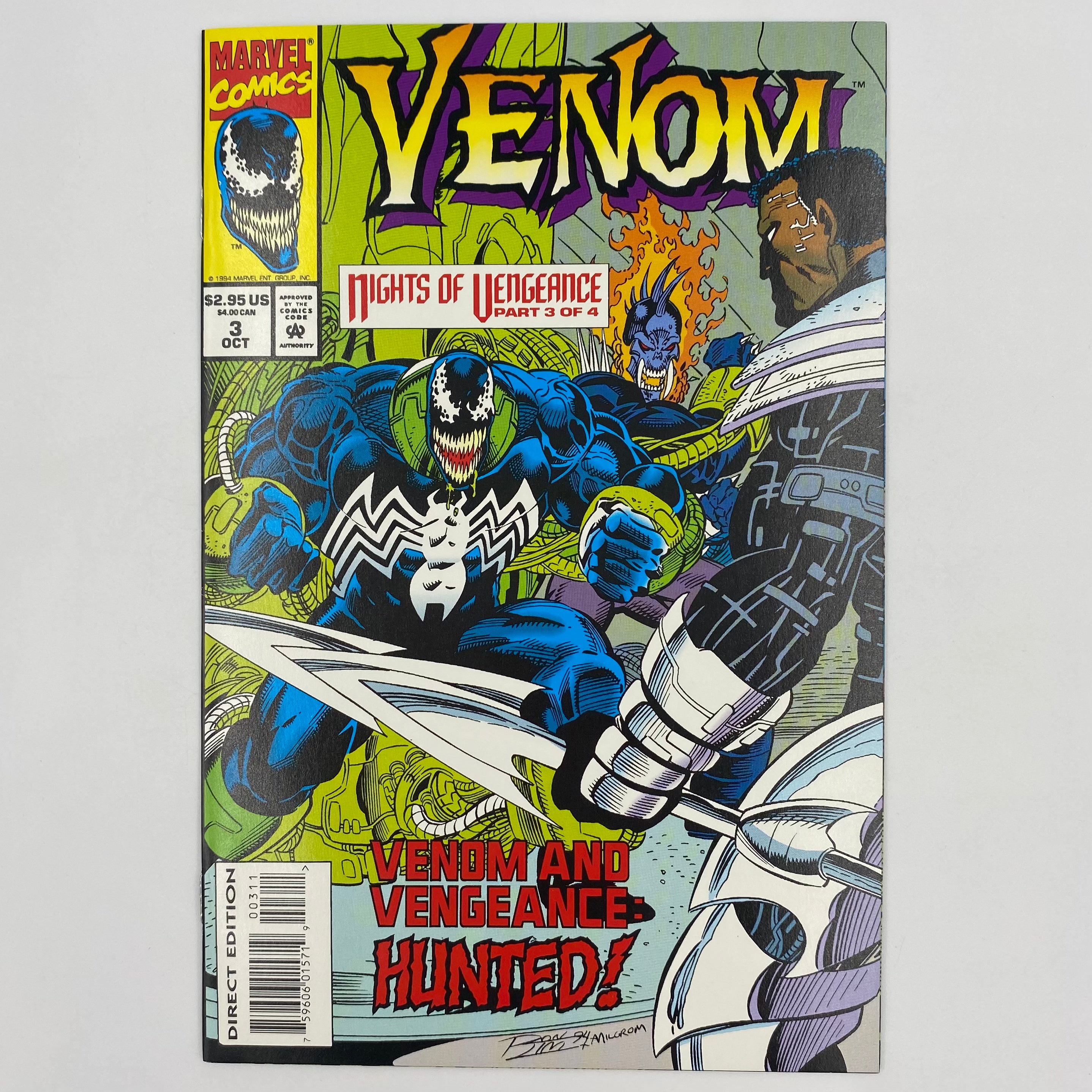 Venom Nights of Vengeance #3 (1994) Marvel – Mom and Pop Culture ...