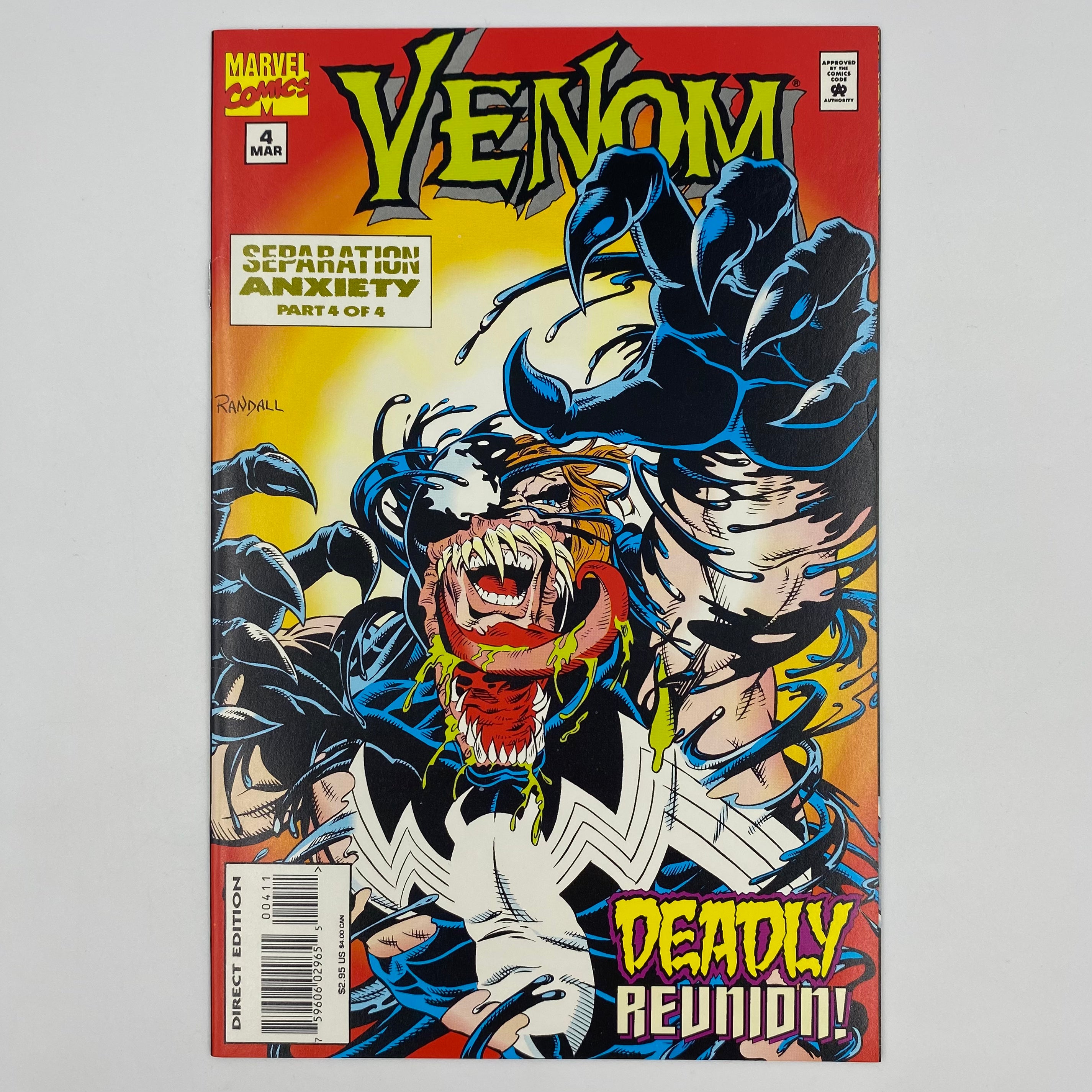 Venom Separation Anxiety #4 (1995) Marvel – Mom and Pop Culture ...