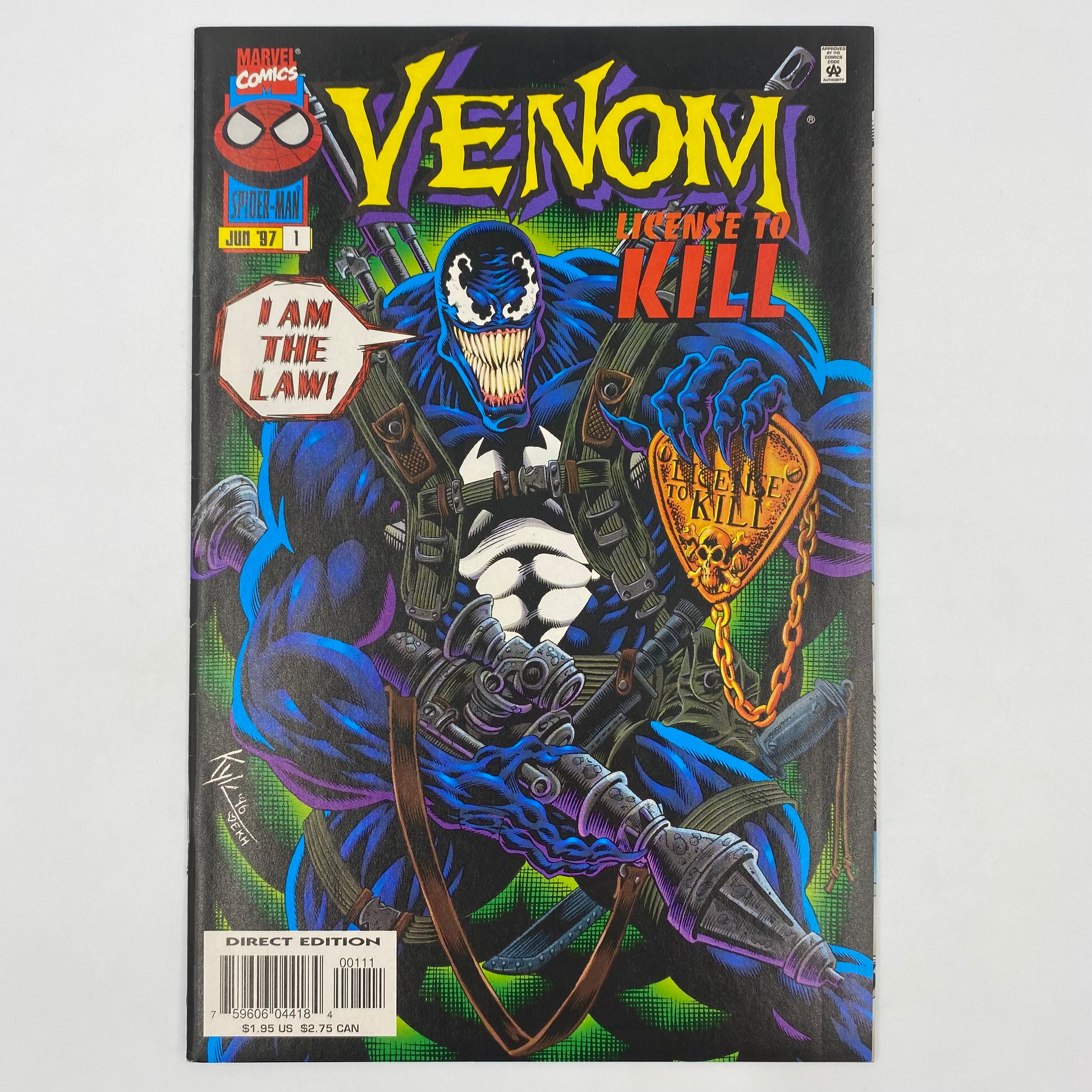 Venom License to Kill #1 (1997) Marvel – Mom and Pop Culture Collectibles