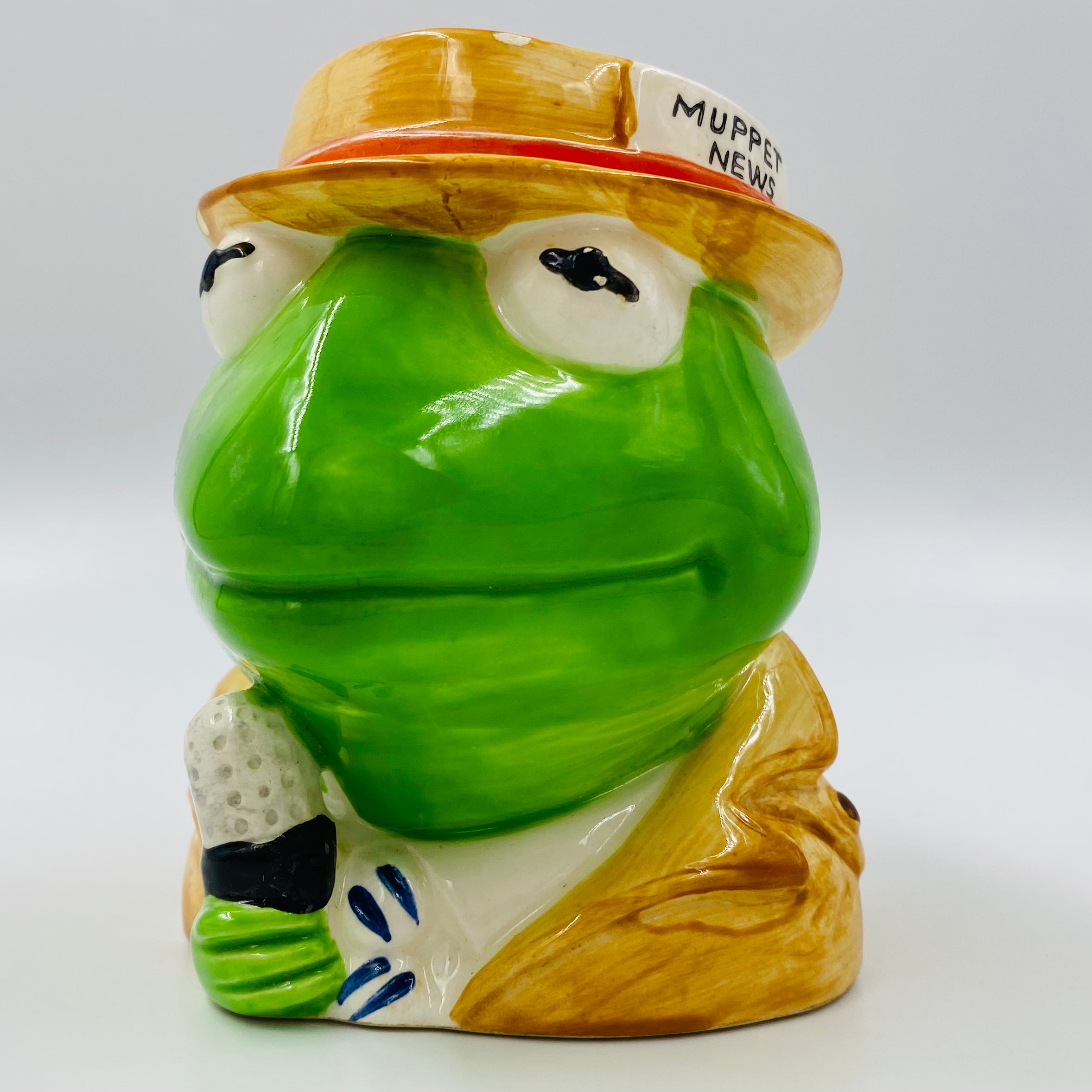 Muppets/Sesame Street Muppet News Reporter Kermit Ceramic Mug – Mom and ...