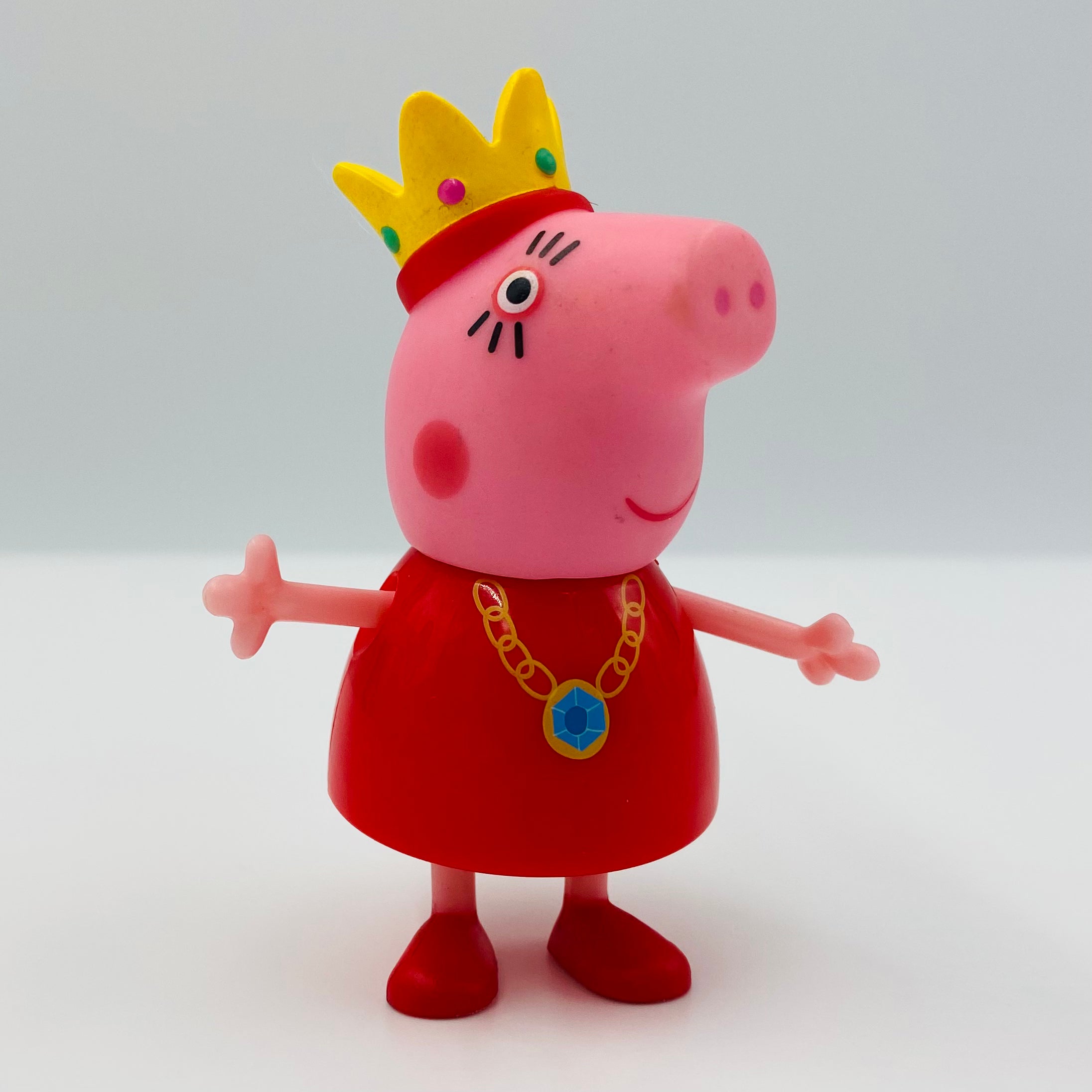 Peppa Pig Mummy Pig (queen) loose 3.25” mini figure (2015) Jazwares ...