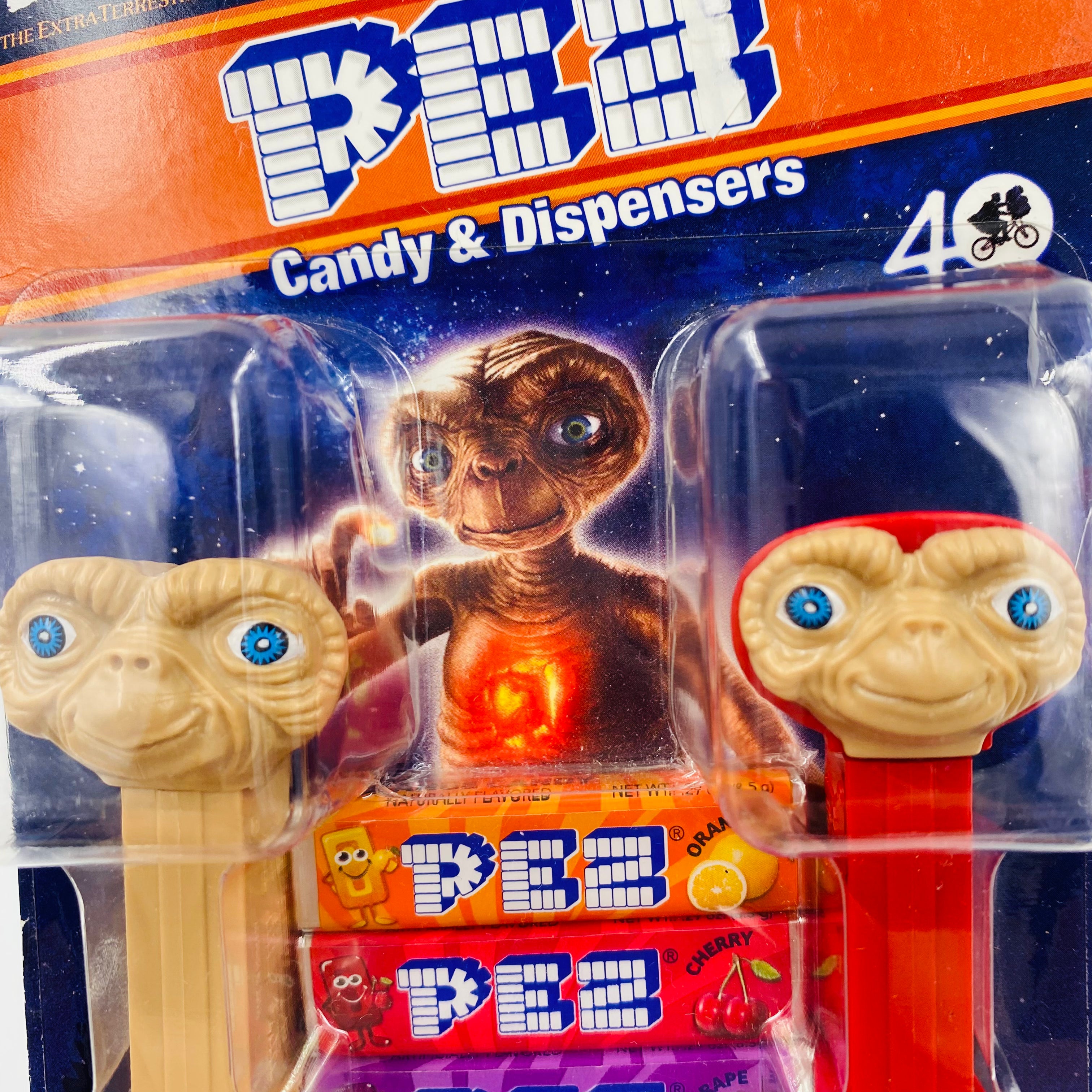 E.T. The Extra-Terrestrial 40th Anniversary mini PEZ dispenser twin pa ...