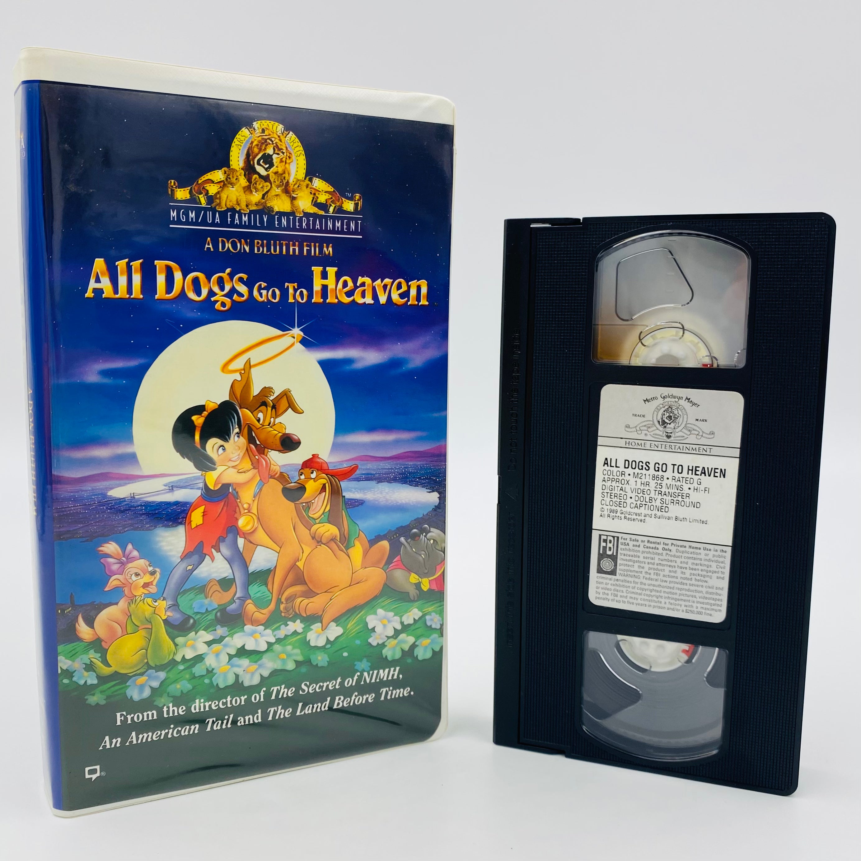 All Dogs go to Heaven VHS tape (1997) MGM/UA Home Video – Mom and Pop ...