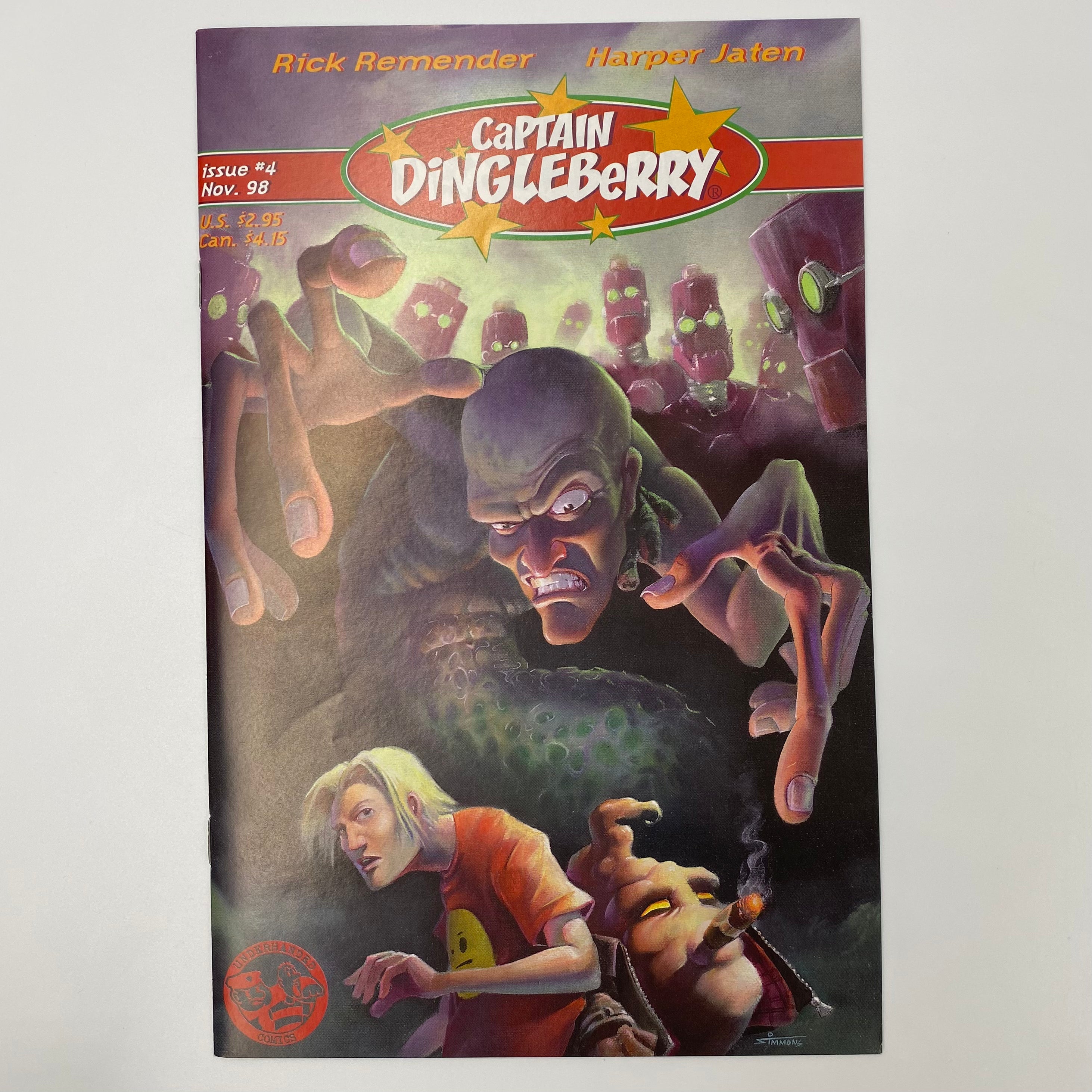 Captain Dingleberry #4 (1998) Underhanded (VF-) – Mom and Pop Culture ...