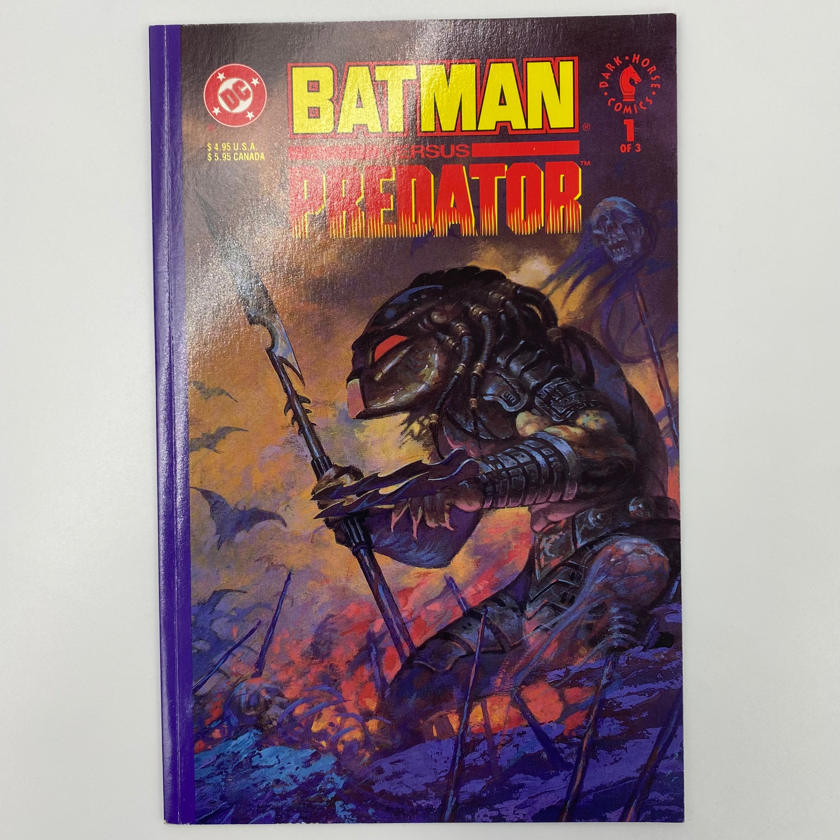 Batman VS Predator #1B (1991) DC & Dark Horse (VF-) – Mom and Pop ...