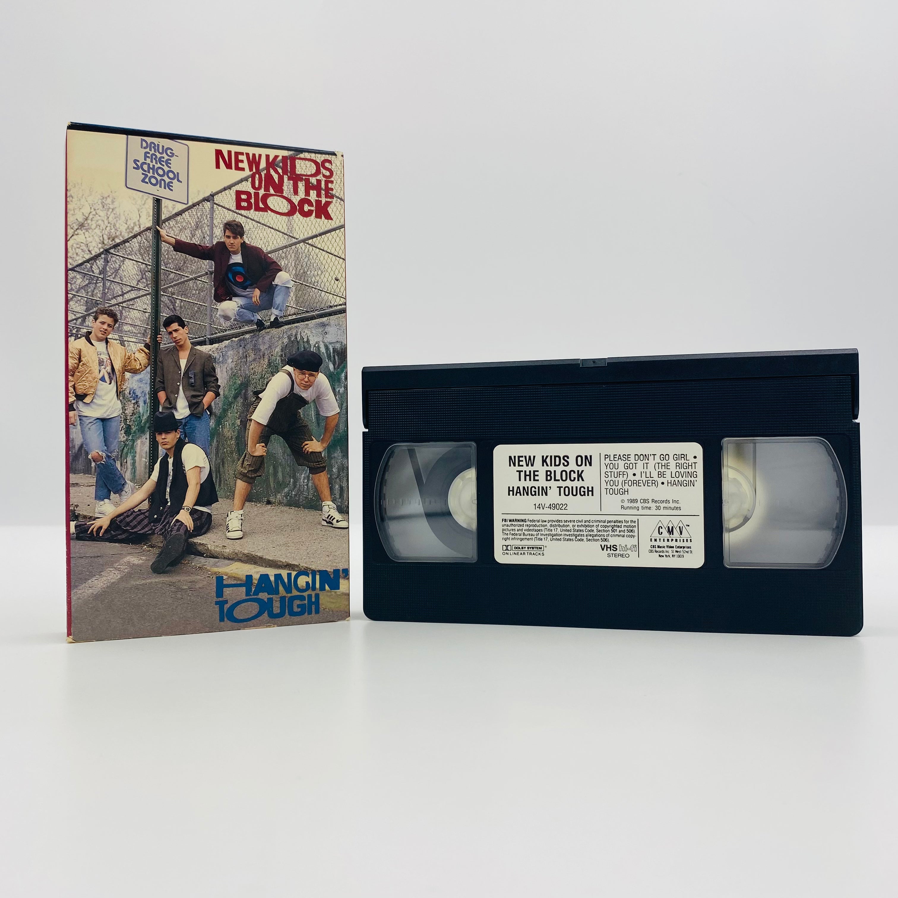 New kids on the Block Hangin' Tough VHS tape (1989) CMV Enterprises ...