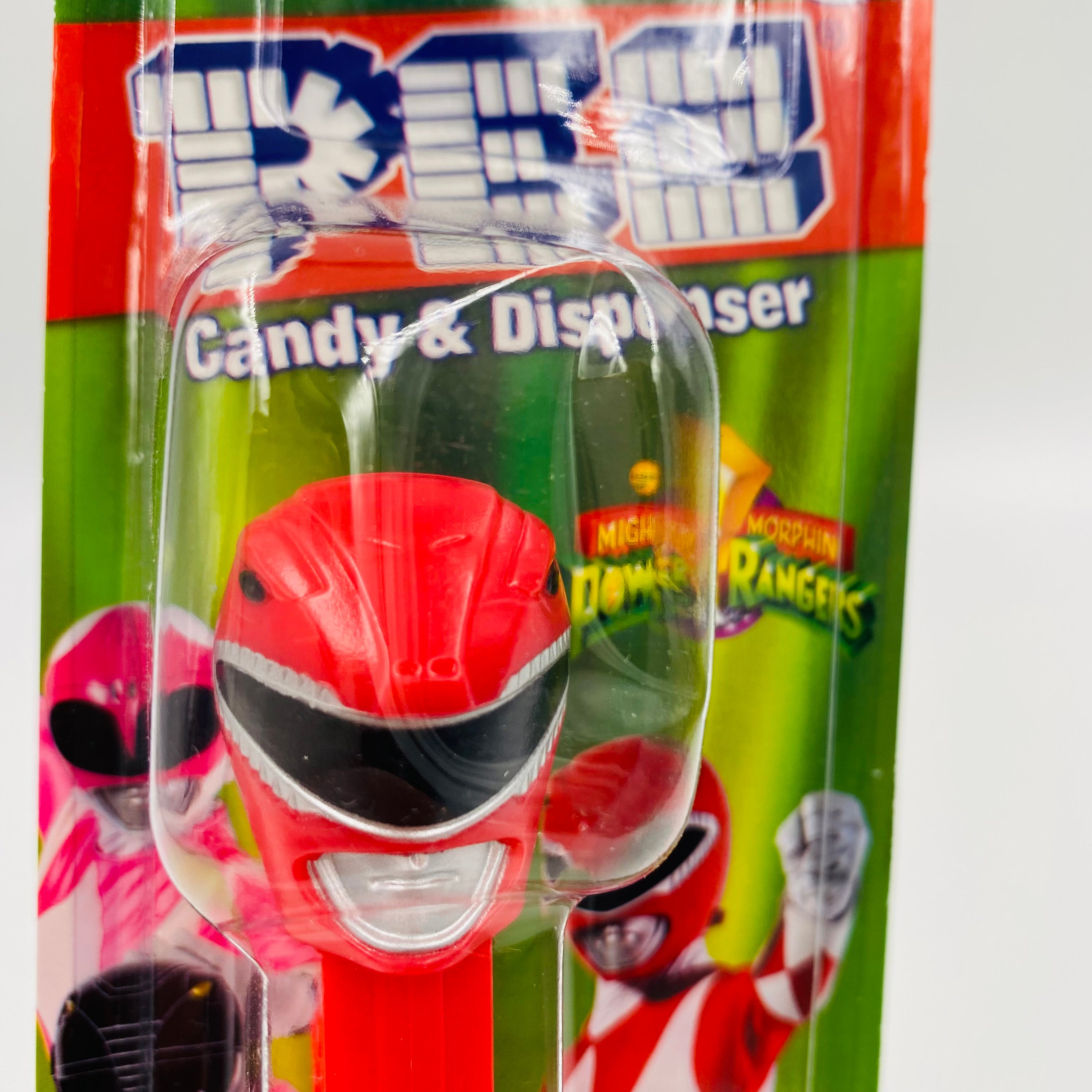 Mighty Morphin Power Rangers Red Ranger PEZ dispenser (2016) carded 7 ...