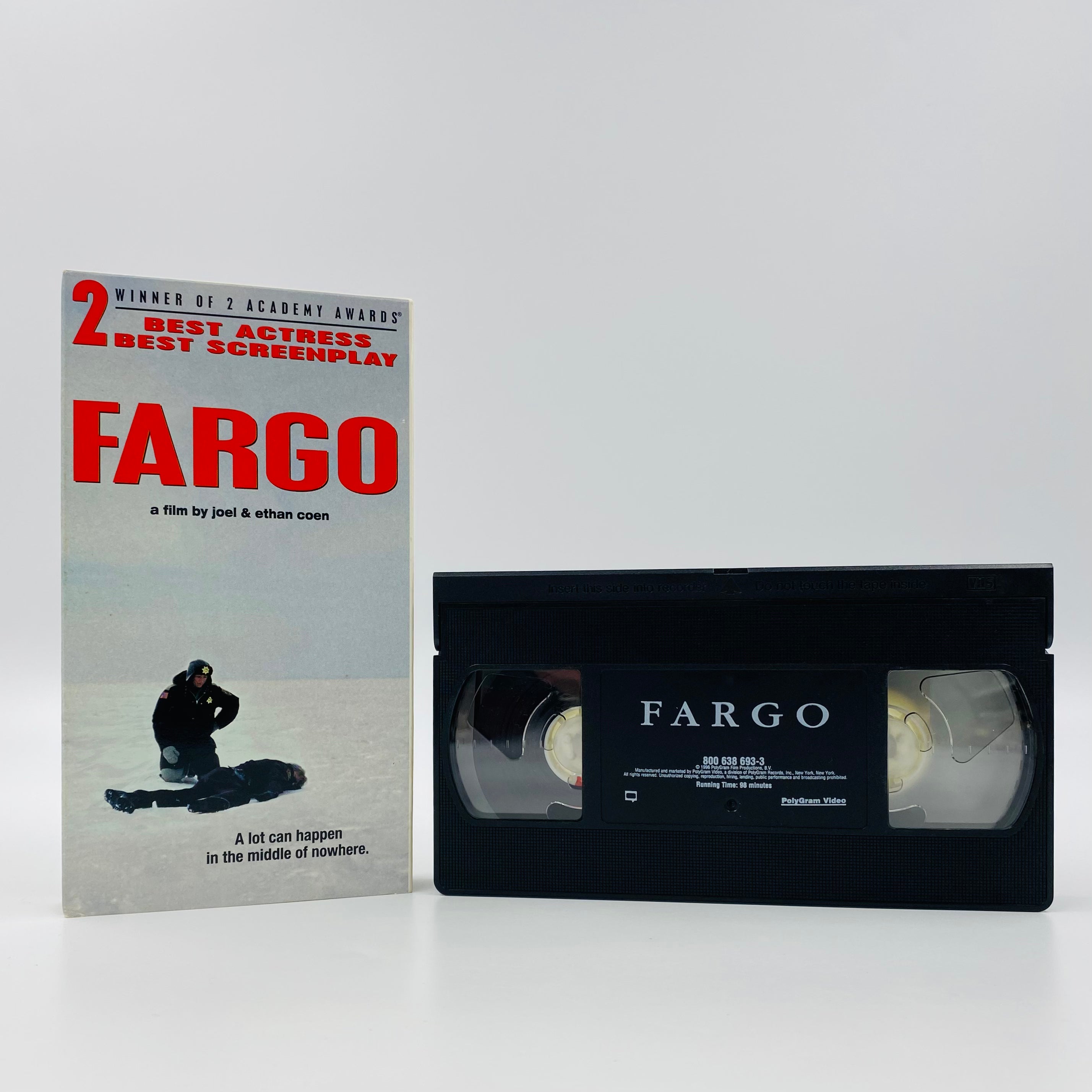 Fargo VHS tape (1996) Polygram Video – Mom and Pop Culture Collectibles