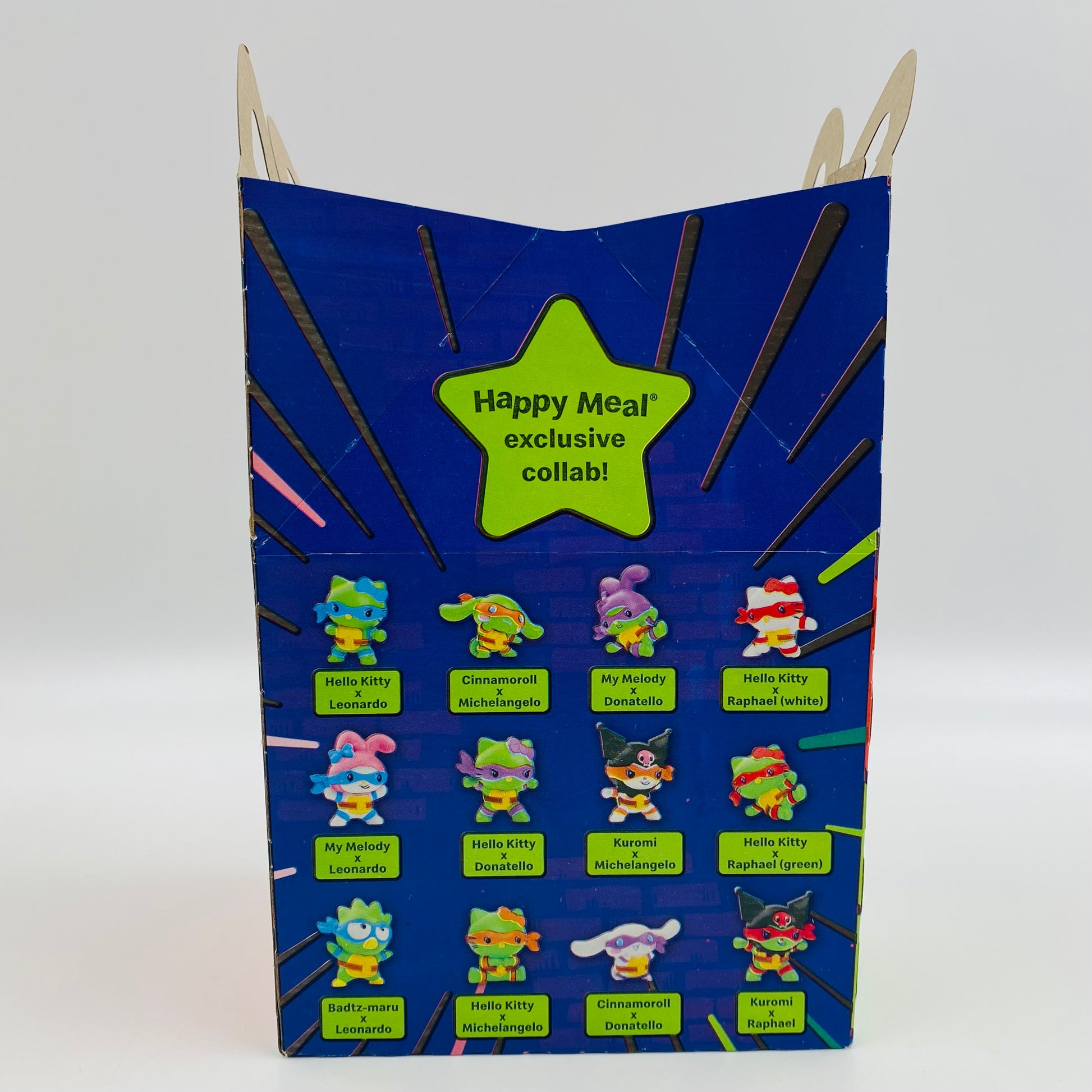 Teenage Mutant Ninja Turtles x Hello Kitty McDonald's Happy Meal box ...