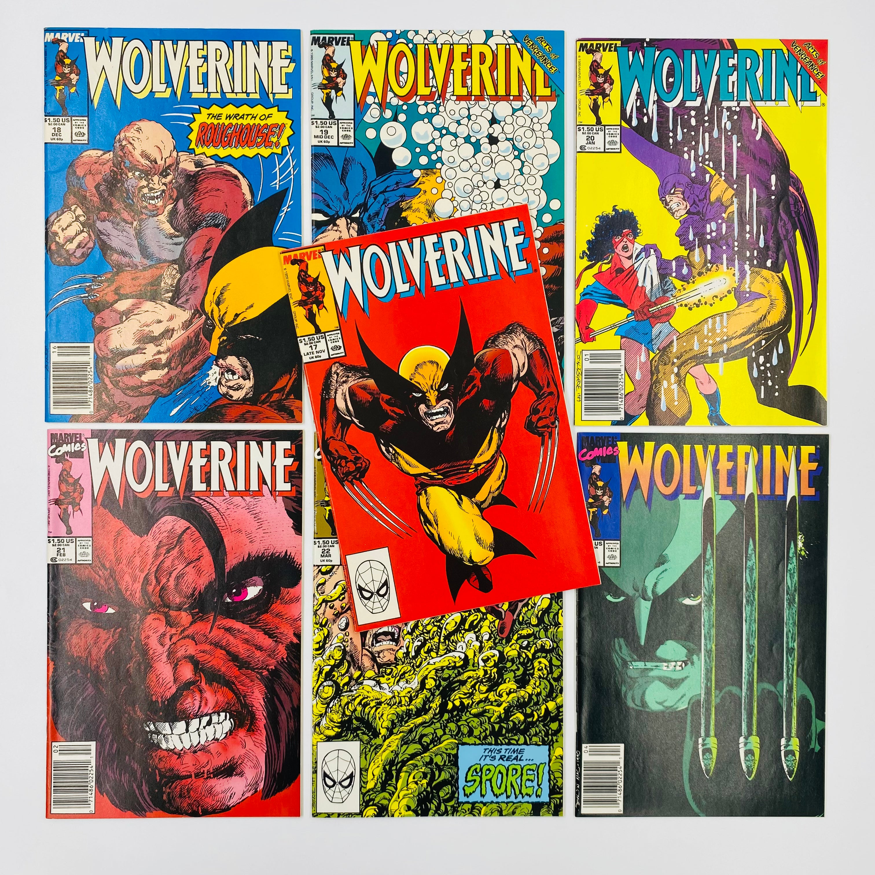 Wolverine #17-23 Acts of Vengeance (1989-1990) Marvel – Mom and Pop ...