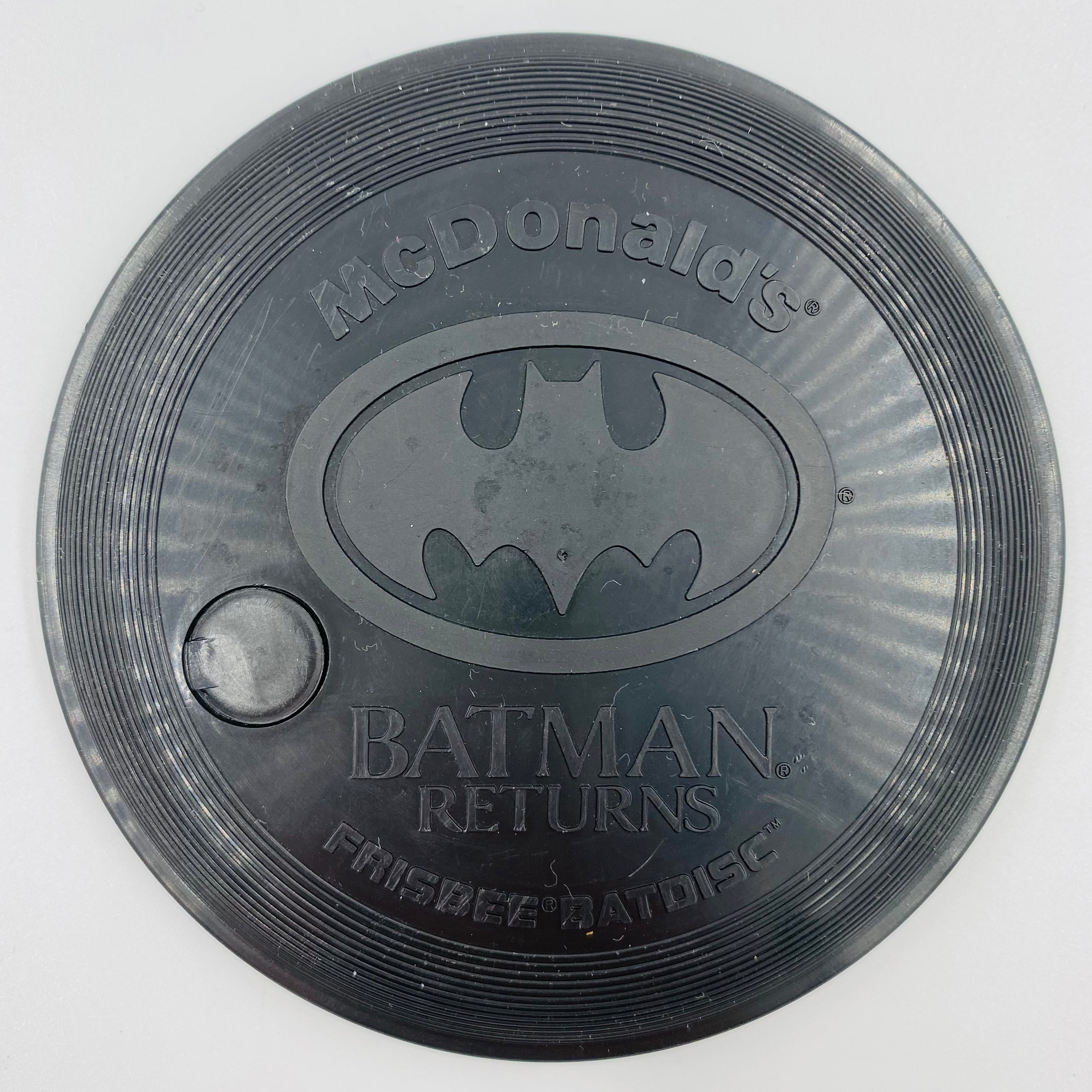 Batman Returns Frisbee Batdisc-black (1992) McDonald's – Mom and Pop ...